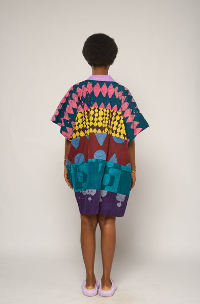 Dye Lab Mini Agbada (Multiprint)